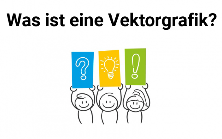 Was ist eine Vektorgrafik? Einfach erklärt – mit Beispiel